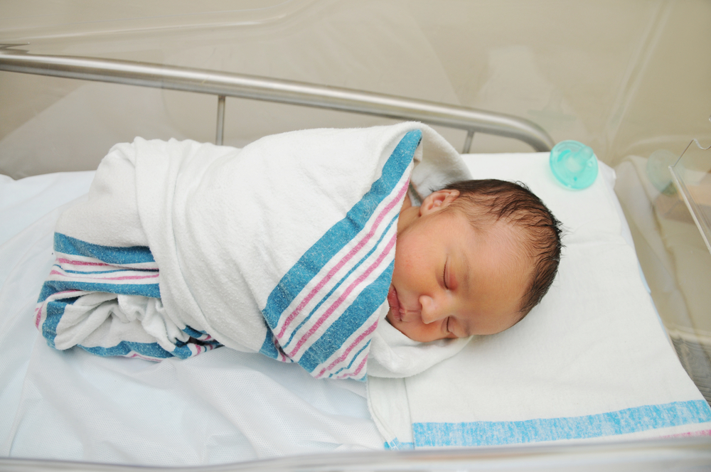 Where Did Those Pink And Blue Striped Baby Blankets Come From 